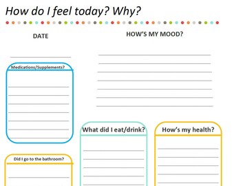 Autism Mood Tracker - Etsy