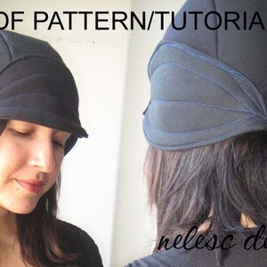 Helmet Hat PDF Sewing Pattern, PDF Tutorial, Sweatshirt Hat, T Shirt ...