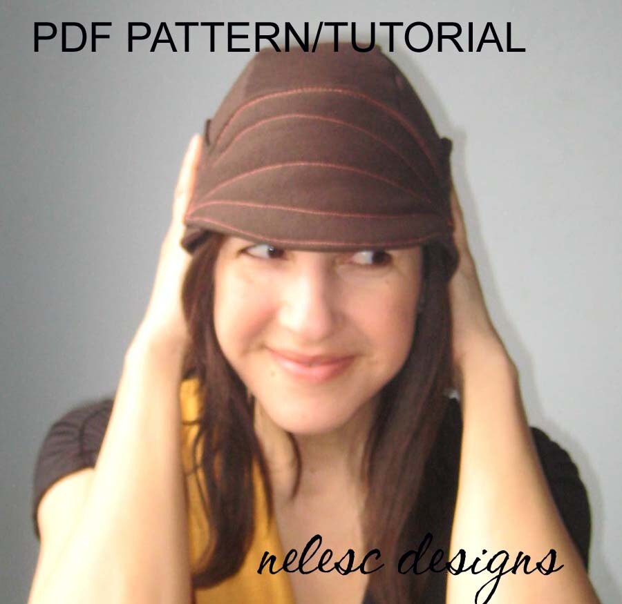 Helmet Hat PDF Sewing Pattern, PDF Tutorial, Sweatshirt Hat, T Shirt ...