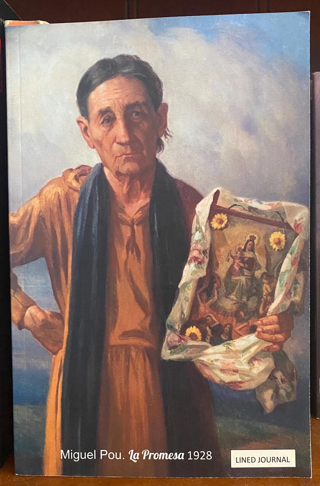 Lined Notebook, Miguel Pou, Puerto Rican Artist, "la Promesa" on the ...