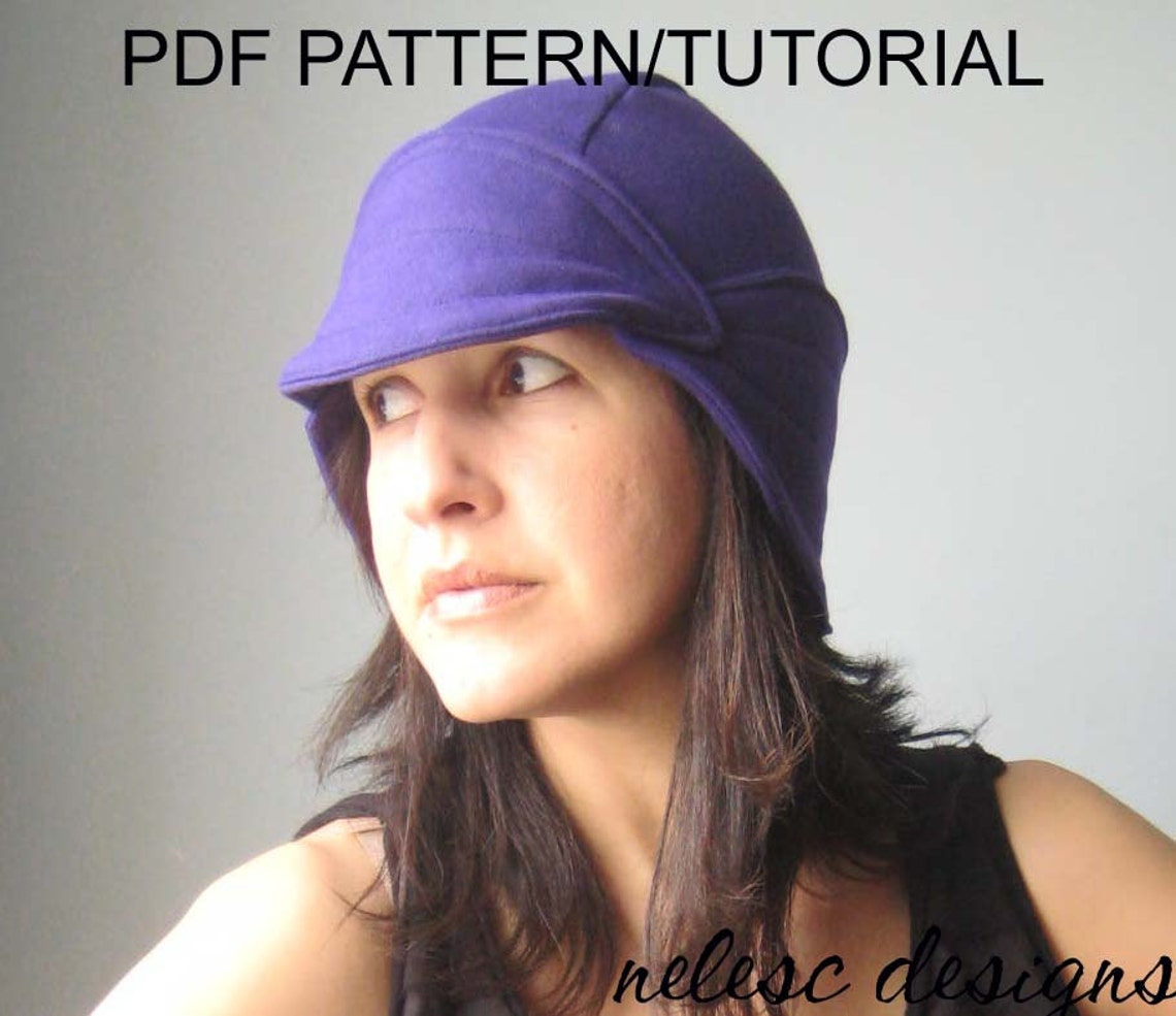 Helmet Hat PDF Sewing Pattern, PDF Tutorial, Sweatshirt Hat, T Shirt ...