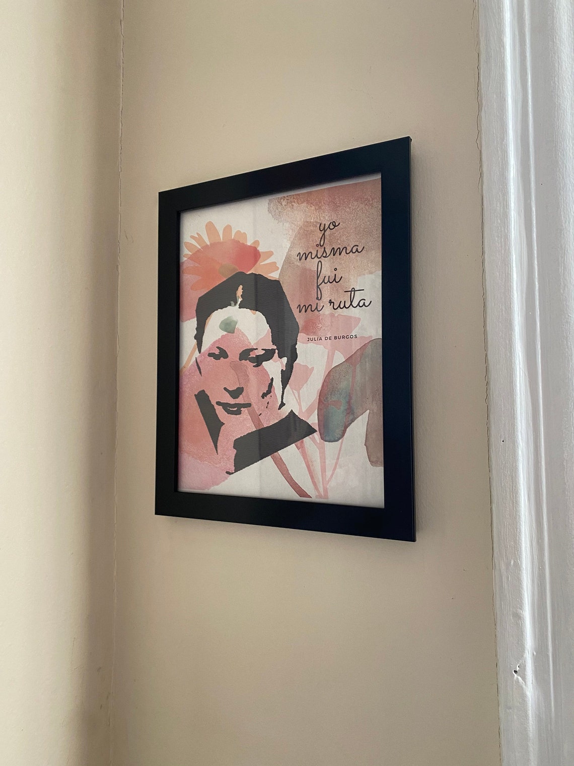 Julia De Burgos Quote Printable Wall Art, Puerto Rican Poet Art for the ...