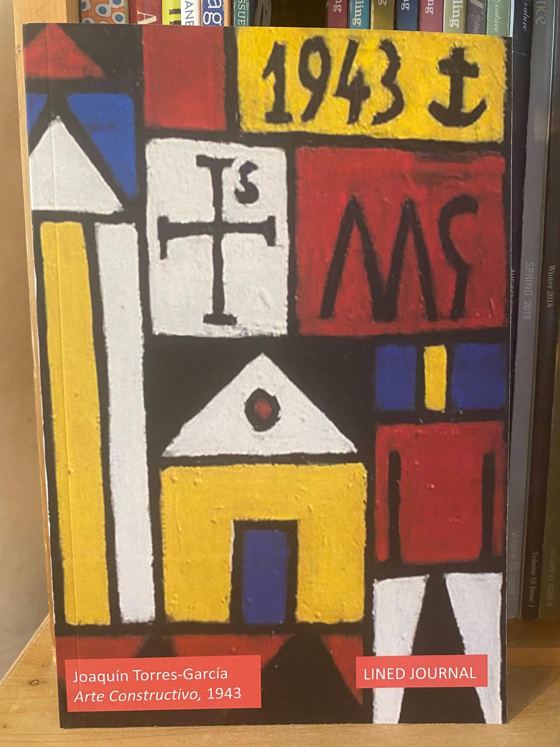 Joaquín Torres-garcía Lined Journal: Arte Constructivo Cover, Notebook ...