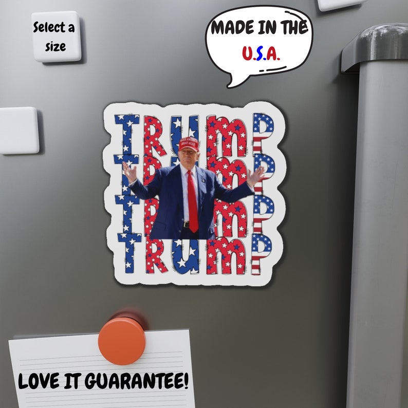 FANTASTIC TRUMP Head Magnet Flexible and Soft Trump2024made in Usa You ...