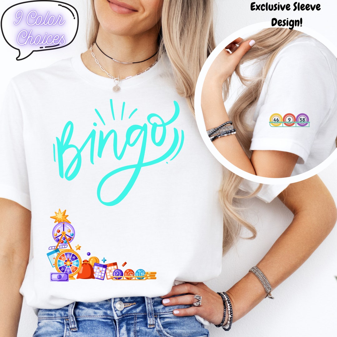 Bingo Night Tee, Funny Bingo T Shirt, Bingo Lover Gift, Bingo Player ...