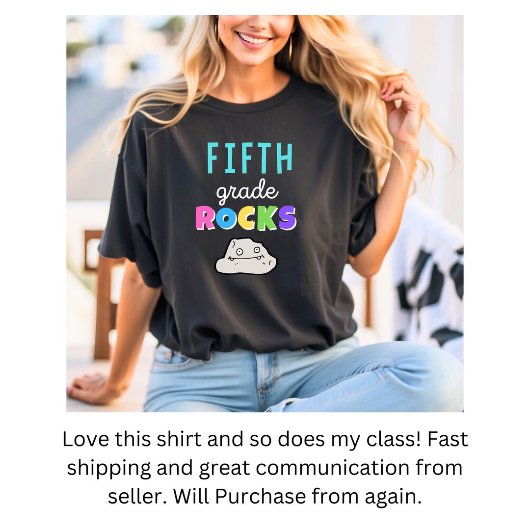 Teacher Gift Fifth Grade T-shirt, Gift for Teacher, Gift for Her ...