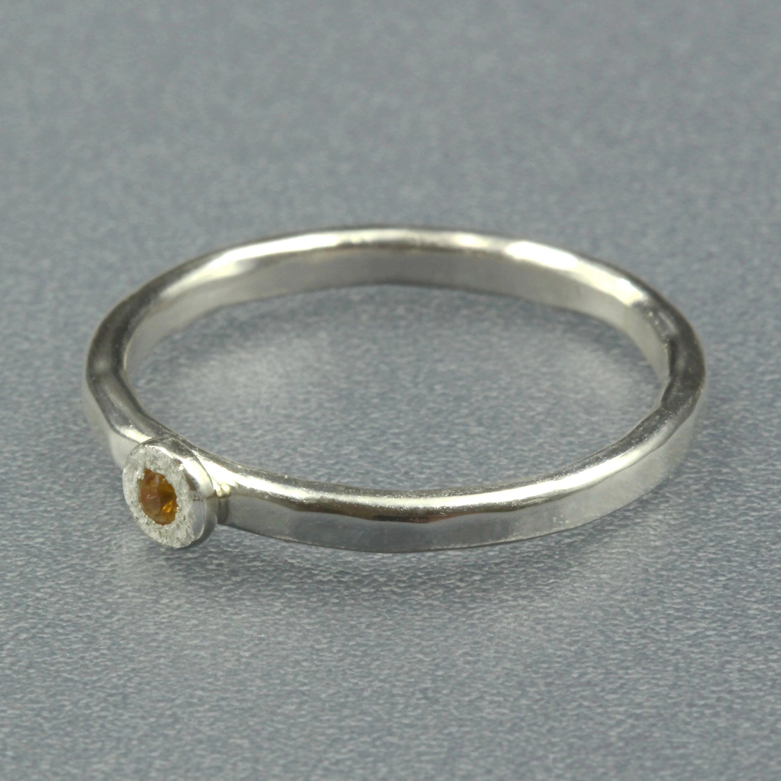 Sterling Silver Citrine Ring Citrine Rings for Women - Etsy