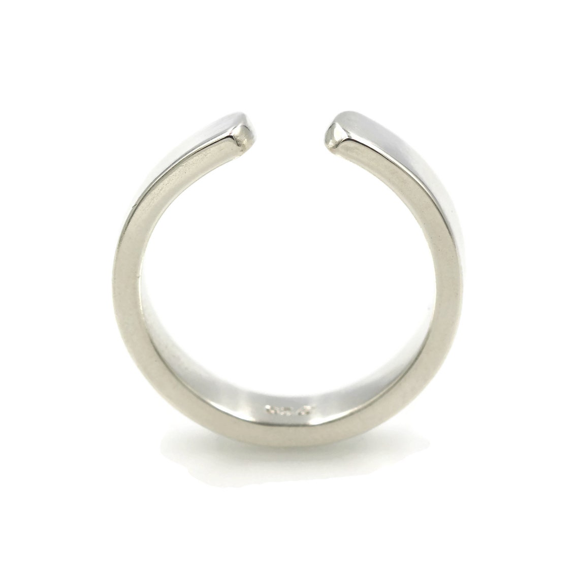 Sterling Silver Ring, Unisex Ring, Open Ring, Silver Rings for Women ...