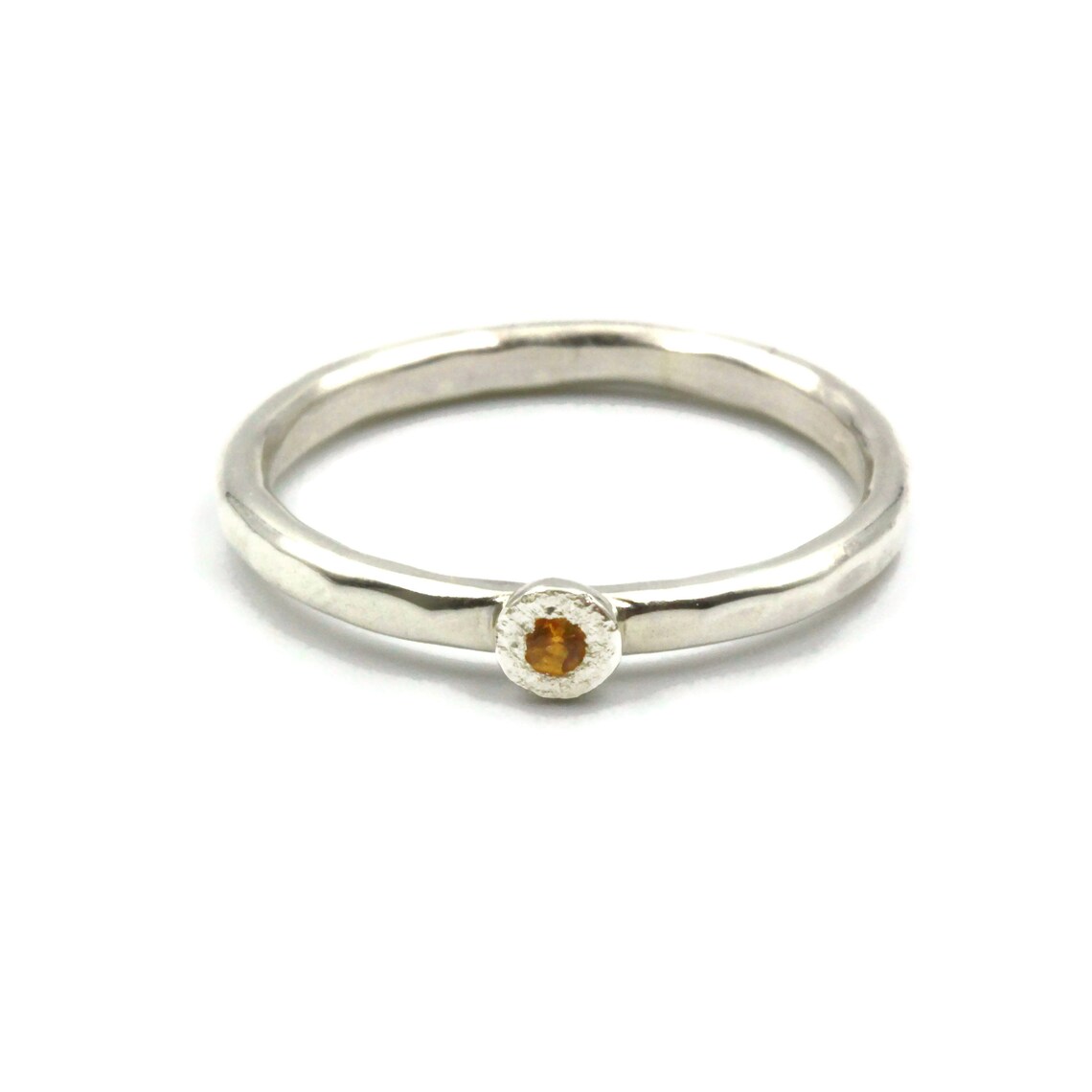 Sterling Silver Citrine Ring Citrine Rings for Women - Etsy