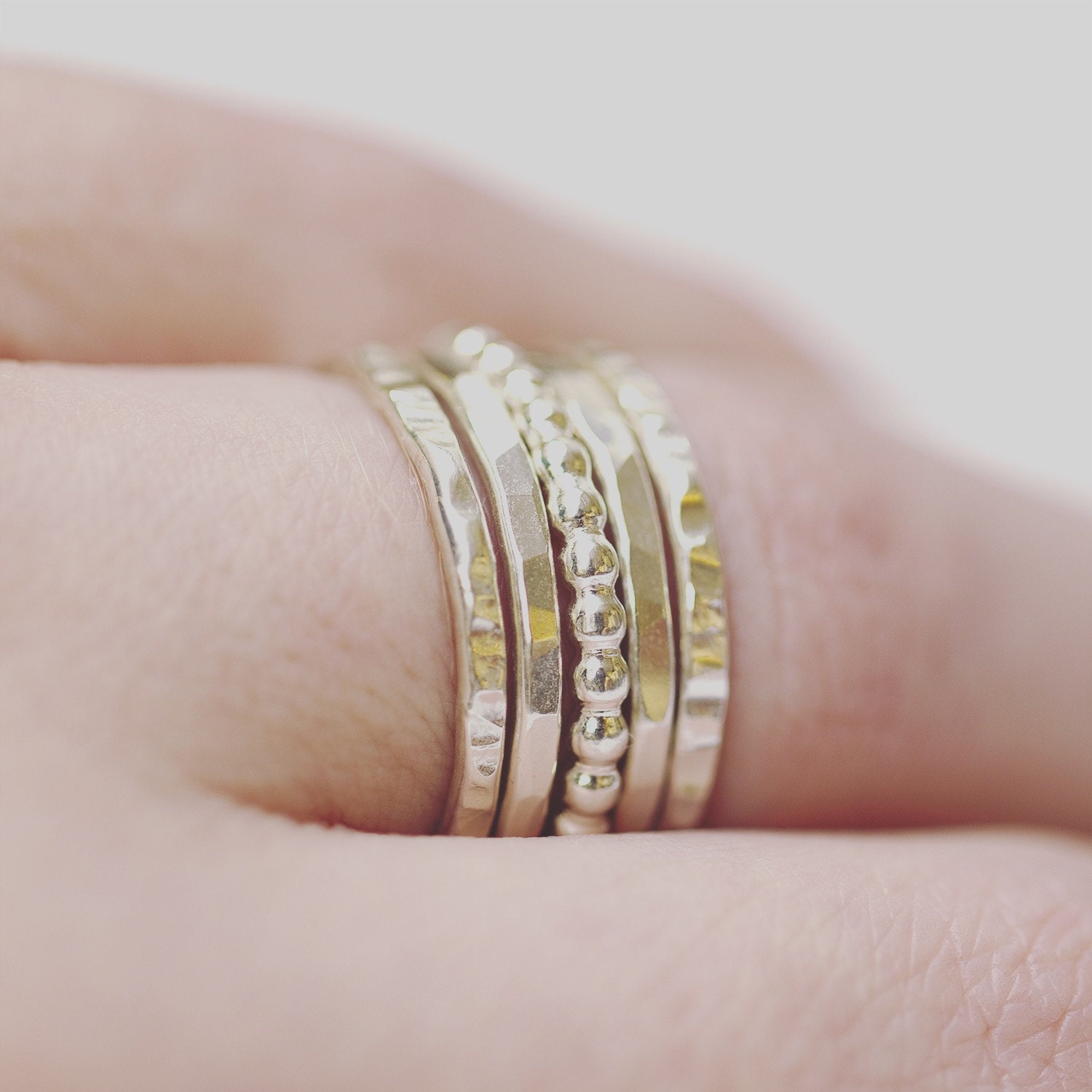 Stackable Rings Sterling Silver Rings Stacking Rings Dainty - Etsy