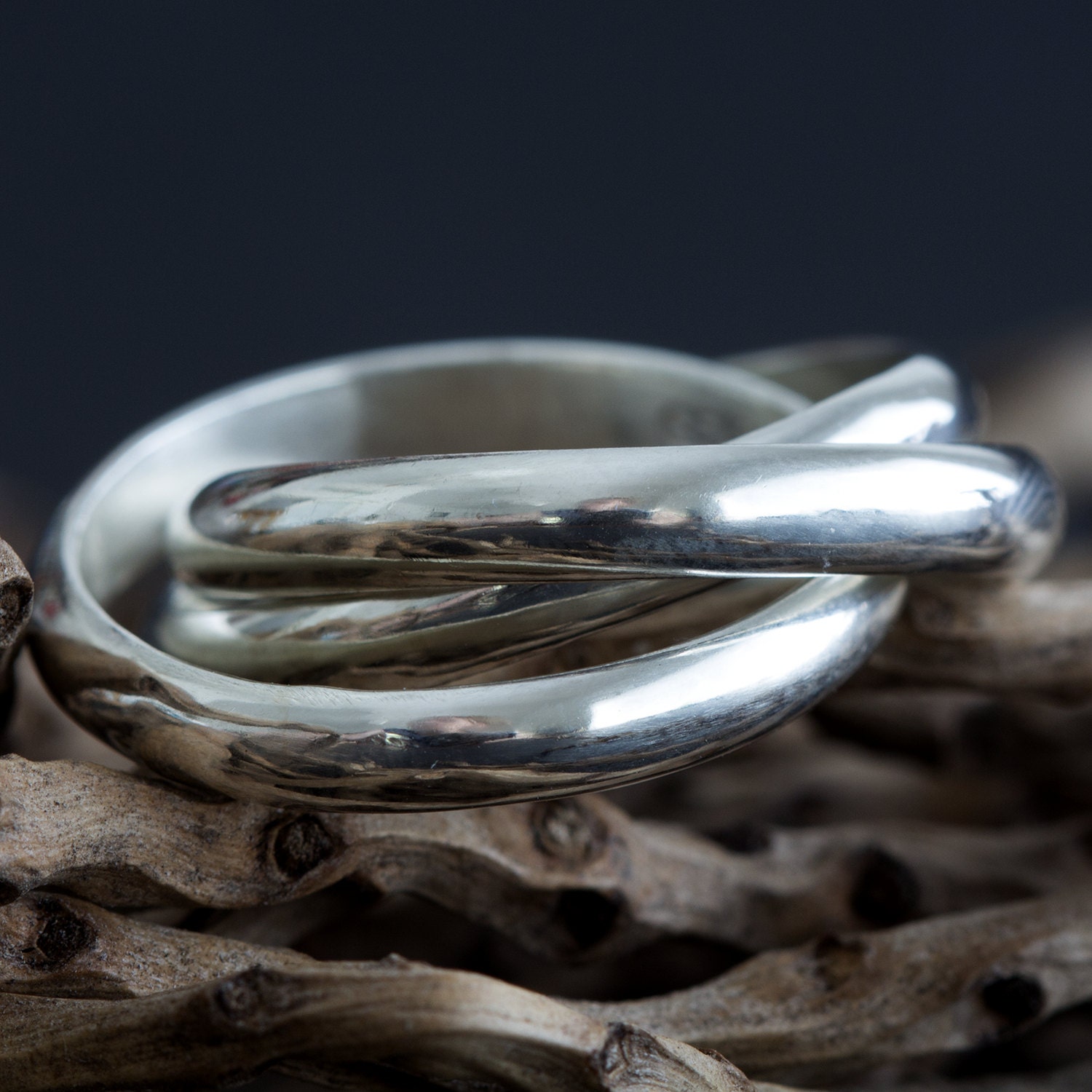 Sterling Silver Ring Russian Wedding Ring Rolling Ring - Etsy