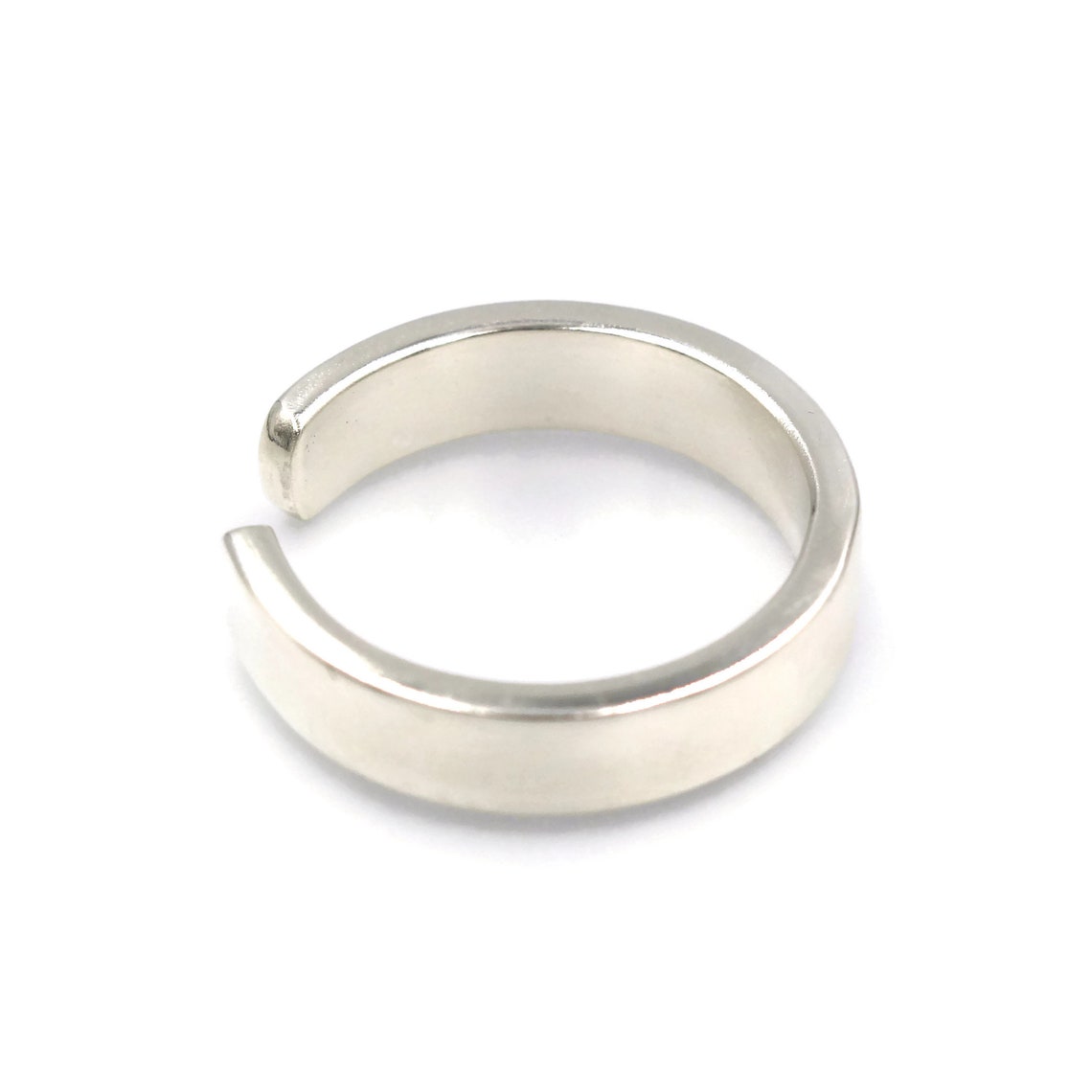 Sterling Silver Ring Unisex Ring Open Ring Silver Rings for - Etsy