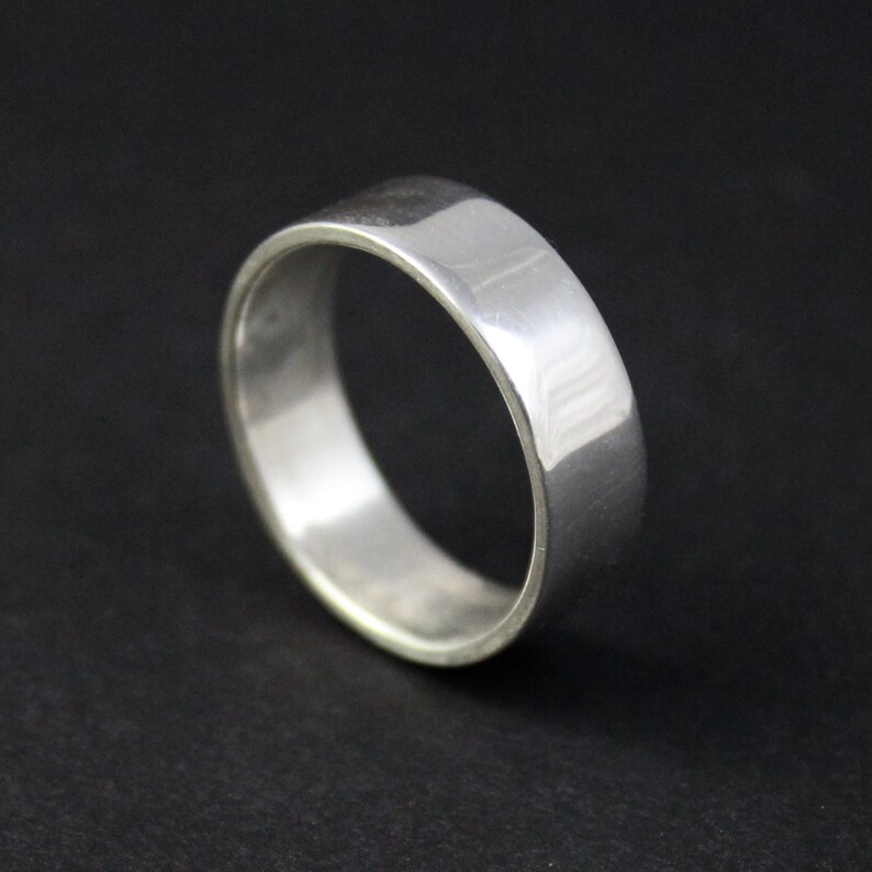 Sterling Silver Ring Unisex Ring Wedding Ring Wedding Band - Etsy