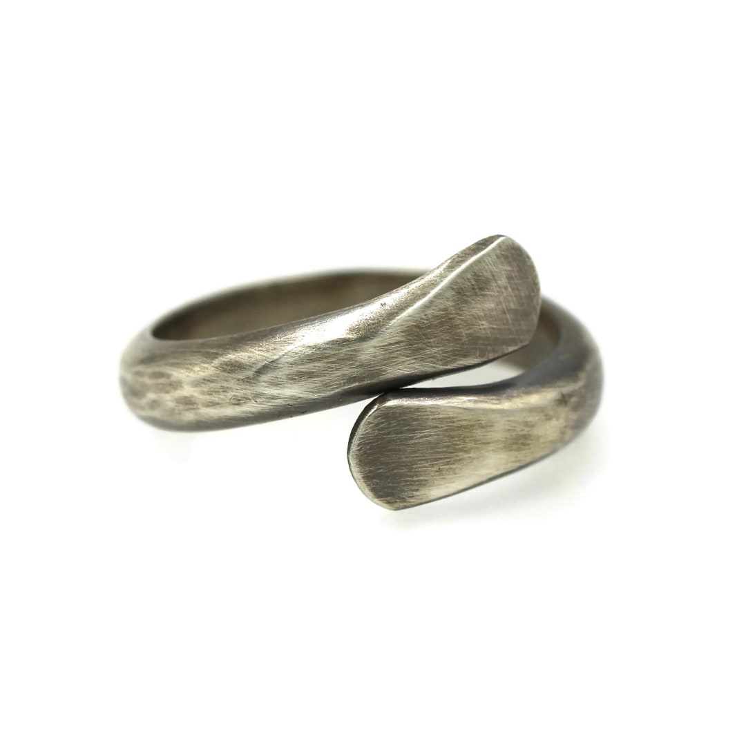 Mens Thumb Ring | Sterling Silver Men's Rings | Silver Wrap Around ...