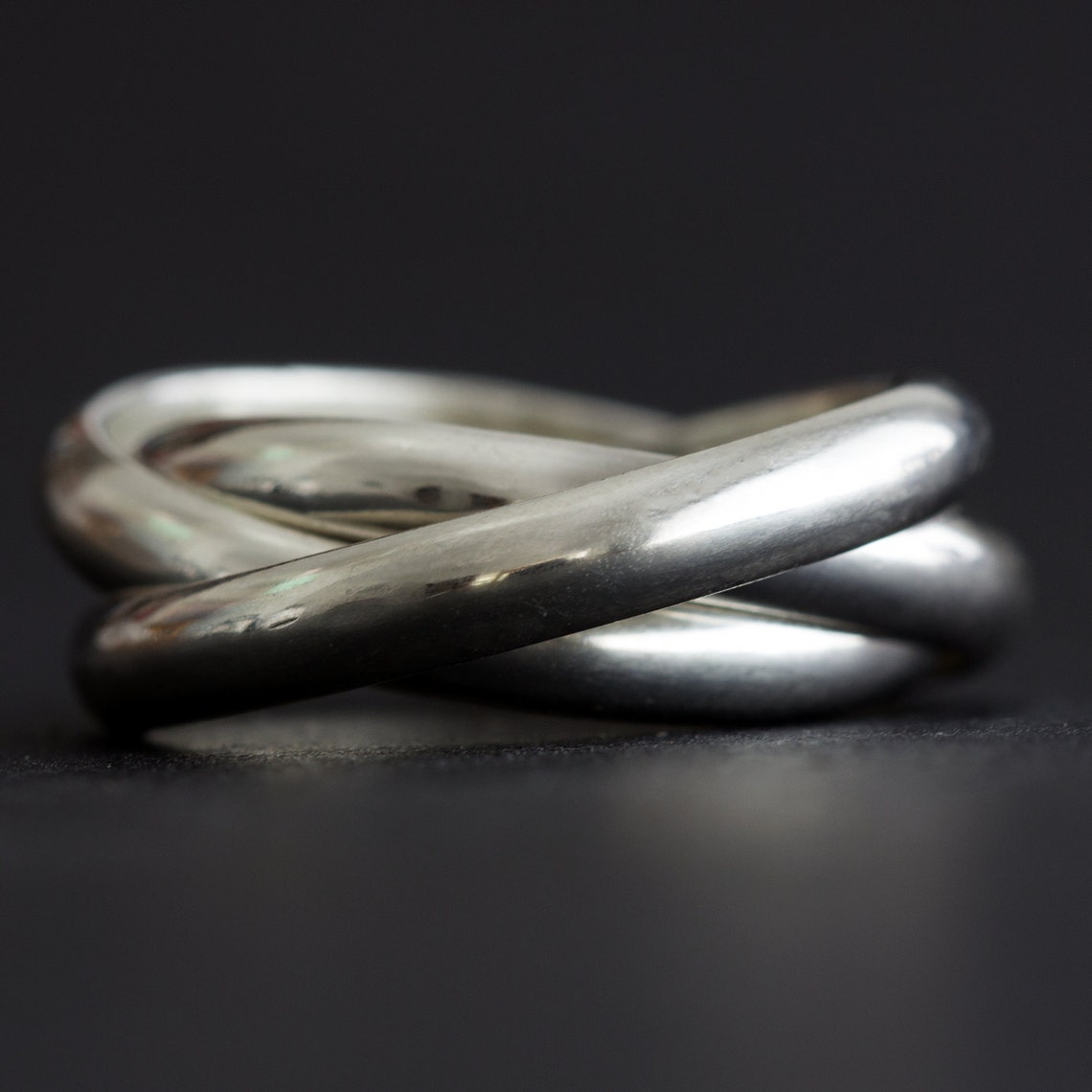 Sterling Silver Ring Russian Wedding Ring Rolling Ring - Etsy