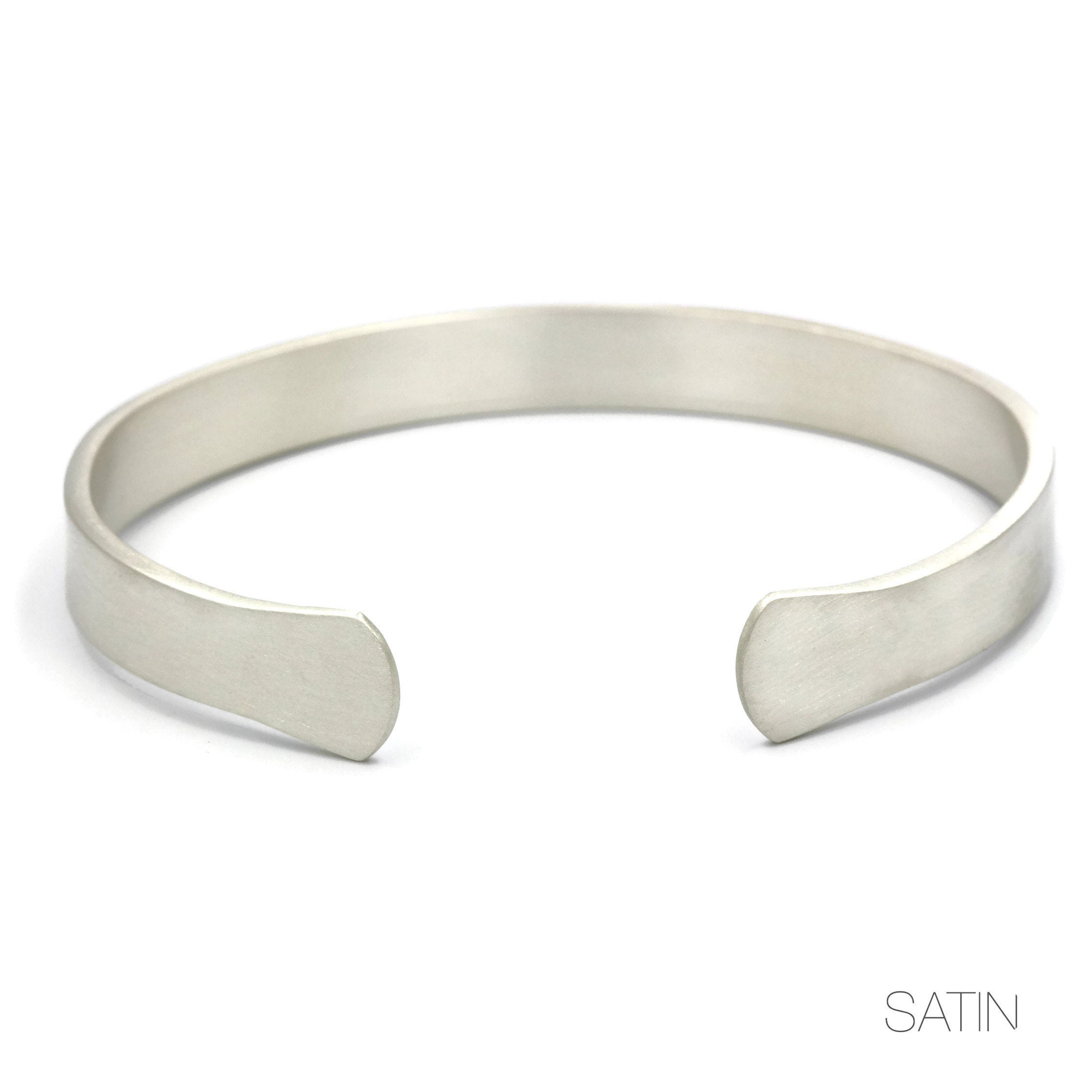 Men's Silver Engraved Cuff Bracelet, Unisex Bangle - Etsy Australia
