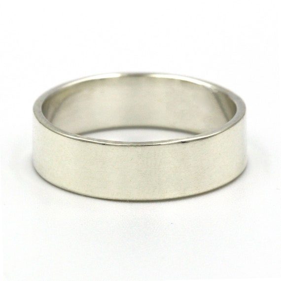 Simple Sterling Silver Ring for Men / Mens Promise Ring or | Etsy