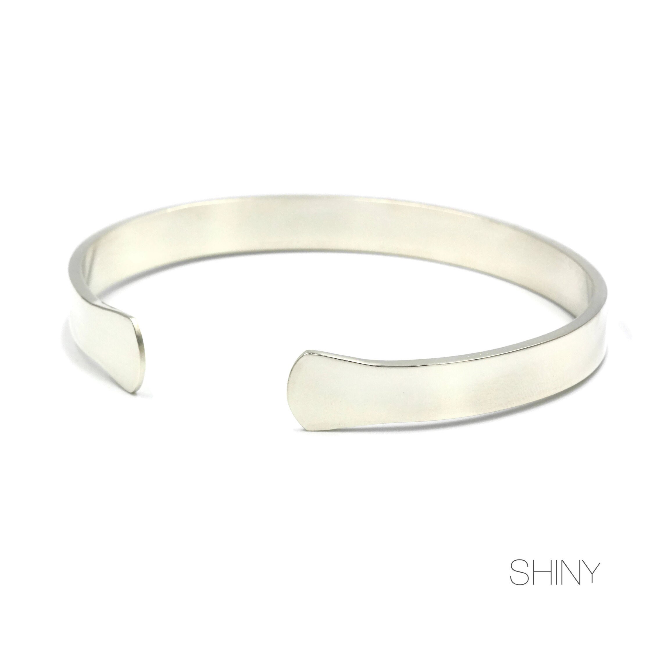 Men's Silver Engraved Cuff Bracelet, Unisex Bangle - Etsy Australia
