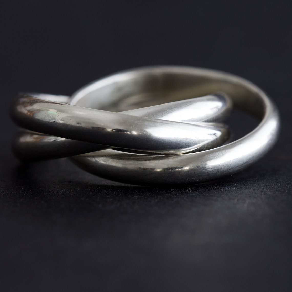 Sterling Silver Ring Russian Wedding Ring Rolling Ring - Etsy