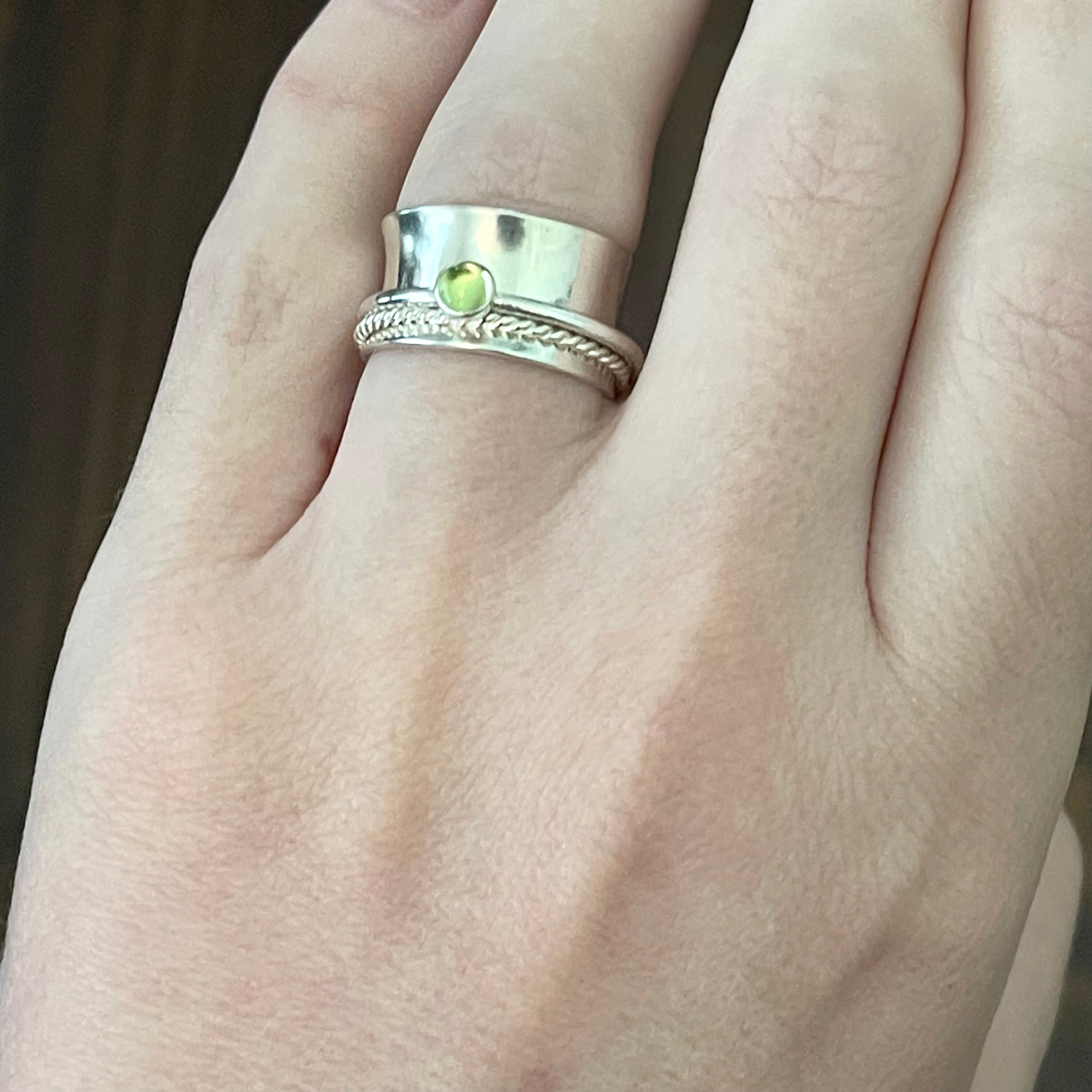 Sterling Silver Rings, August Birthstone, Wedding, Wedding Band ...