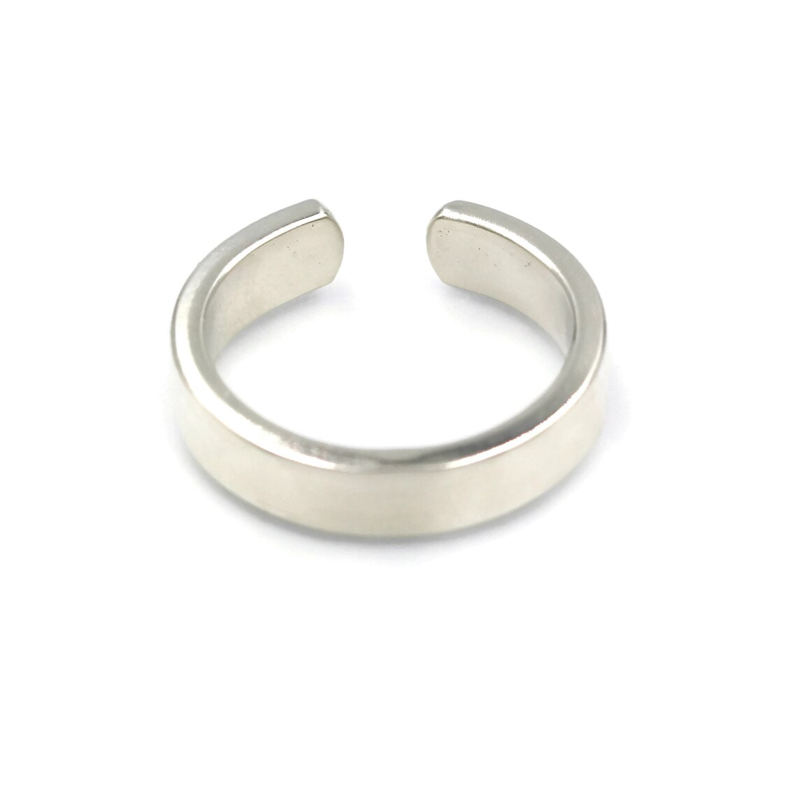 Sterling Silver Ring Unisex Ring Open Ring Silver Rings for - Etsy