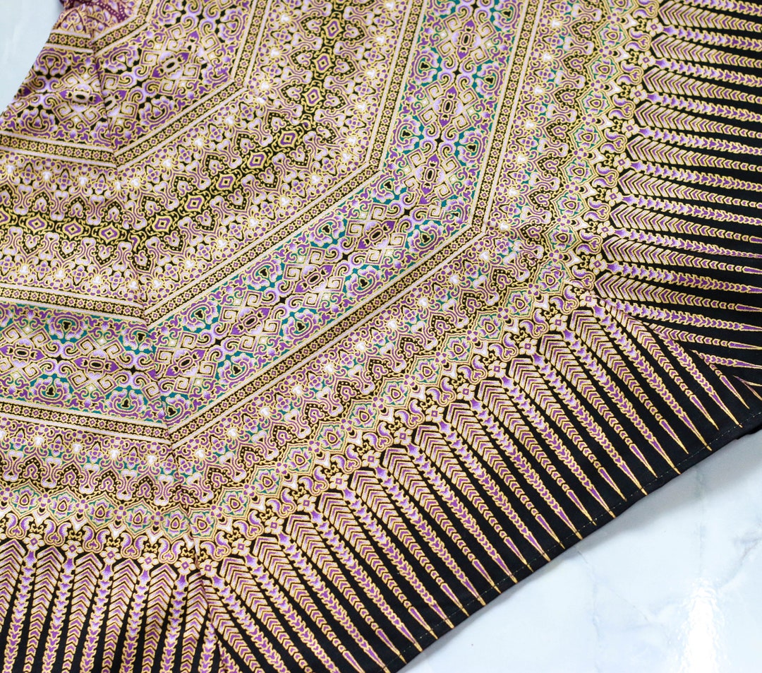 Made-to-order Purple-black and Gold Color Thai Parasol Size M - Etsy