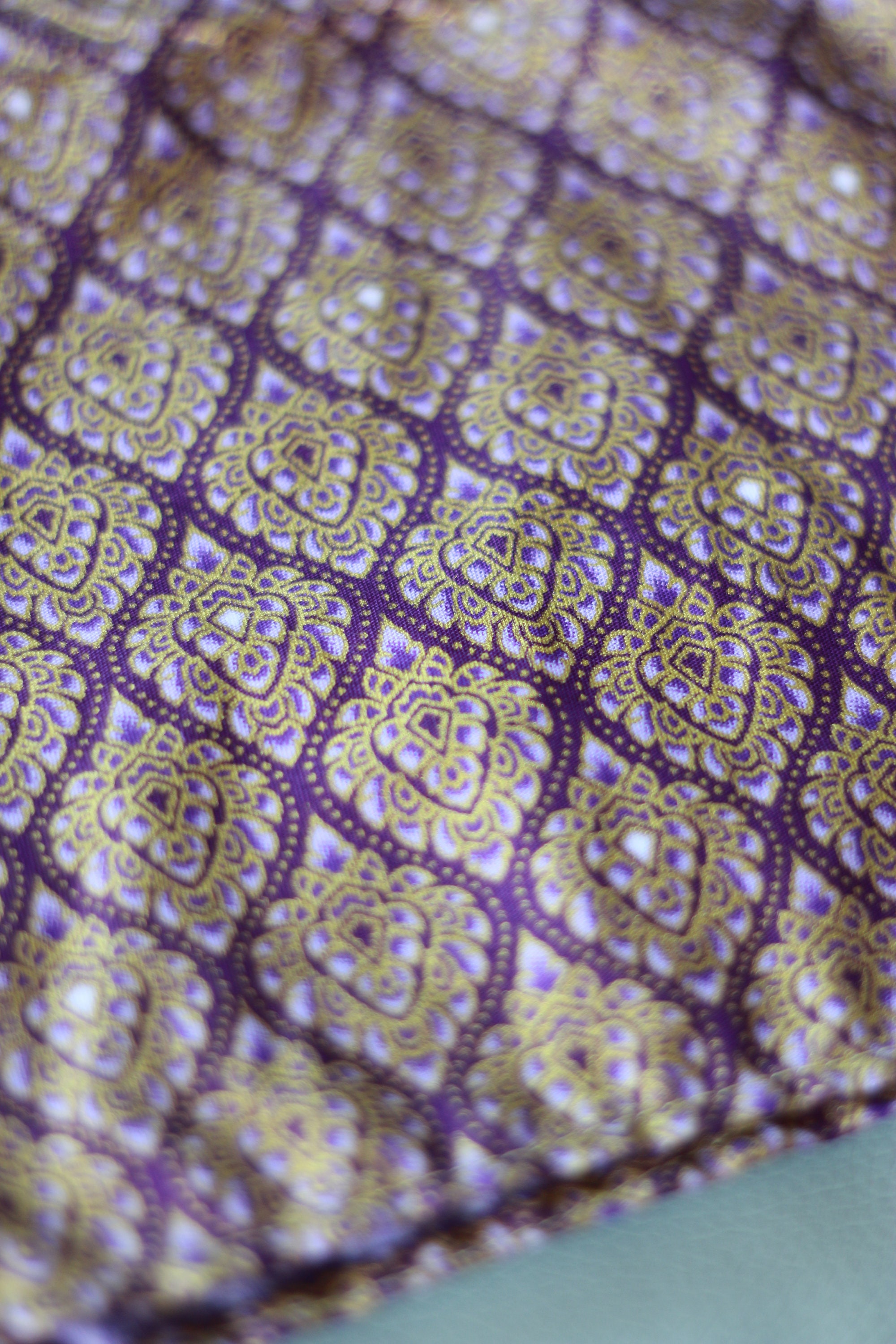 Made-to-order Dark Purple and Gold Color Thai Parasol Size M - Etsy