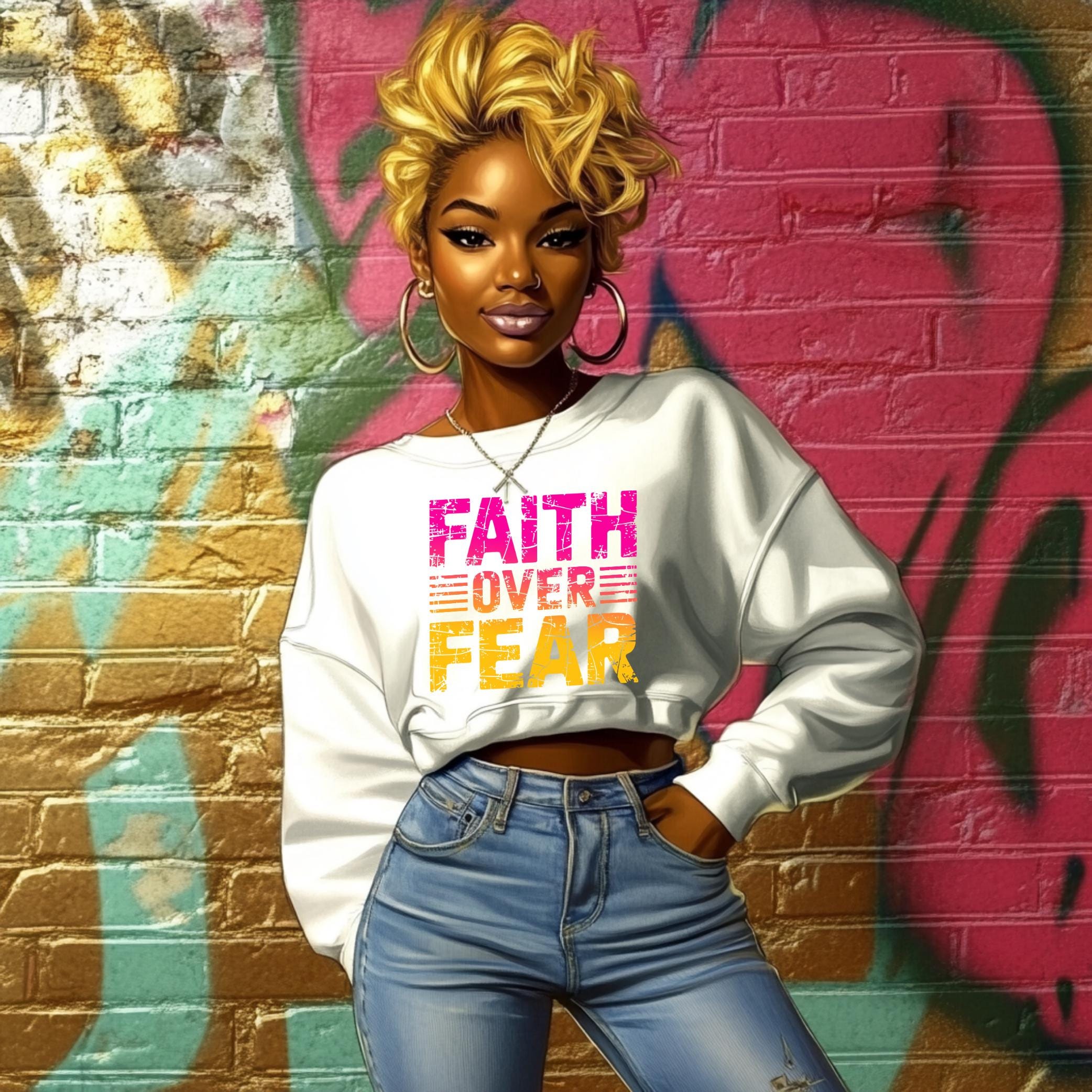 Faith Over Fear PNG, Faith Over Fear SVG, Faith Quotes, Inspirational ...