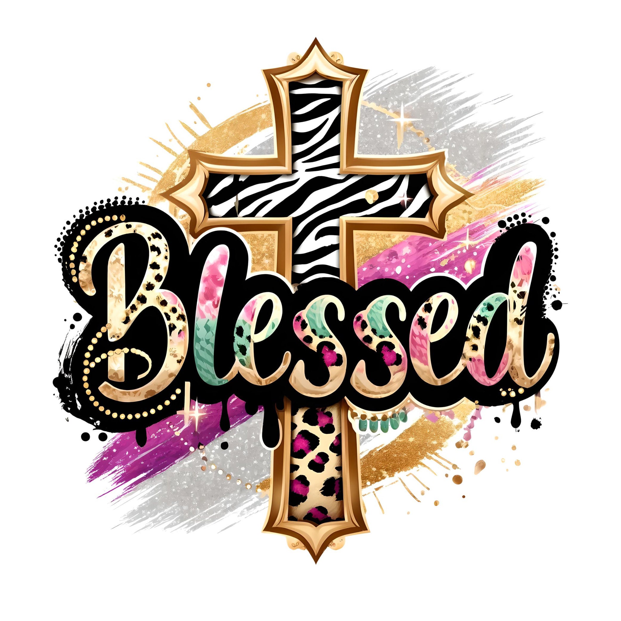 Blessed PNG, Religious PNG, Inspirational PNG, Motivational Png - Etsy