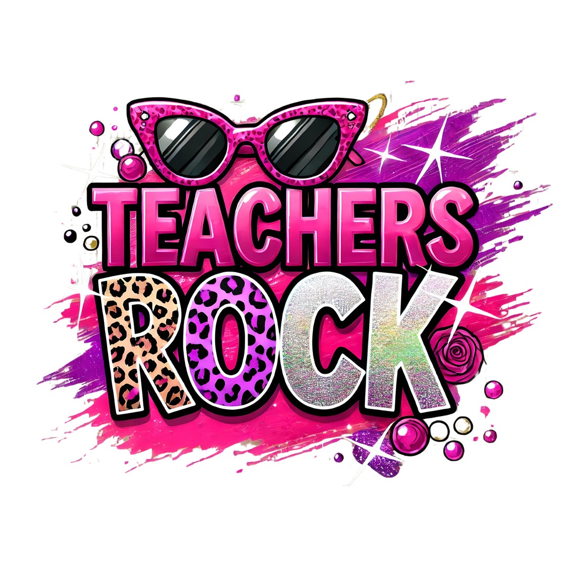 Teachers Rock PNG, Teachers PNG, Teachers Sublimation, Teachers Digital ...