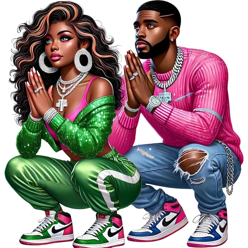 36 Praying Couples Bundle, Couples That Pray Together Clipart, Praying ...