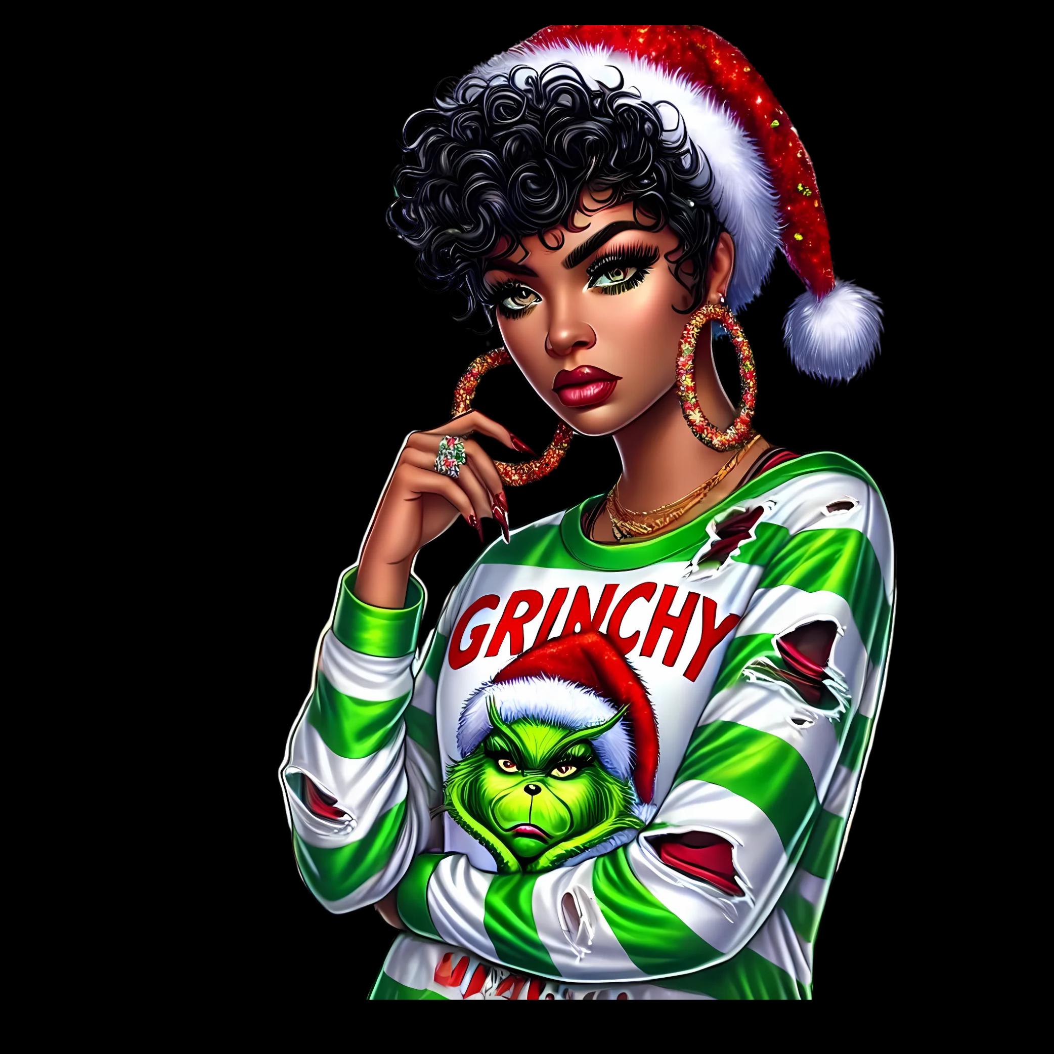 GRINCHY MAMA Png, Grinch Sublimation, Grinch Mama Clipart, Grinch ...