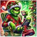 Red and Green Grinch Clipart, Grinch PNG, Christmas Grinch PNG, Holiday ...