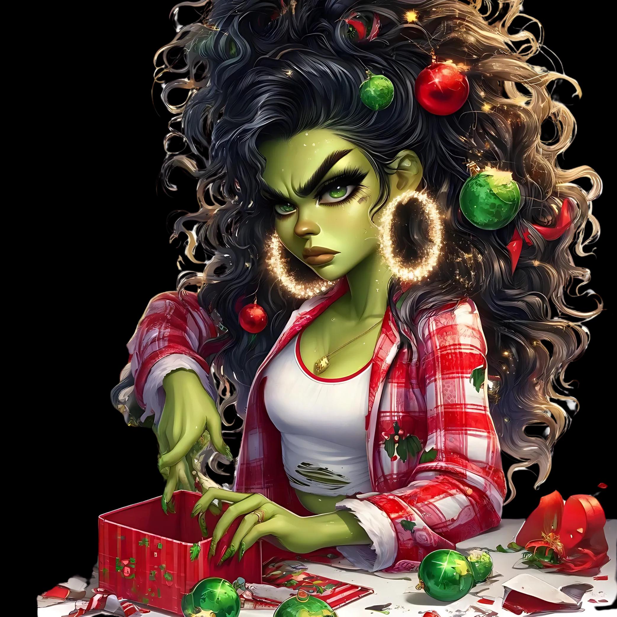 GRINCHY MAMA Png, Grinch Sublimation, Grinch Mama Clipart, Grinch ...