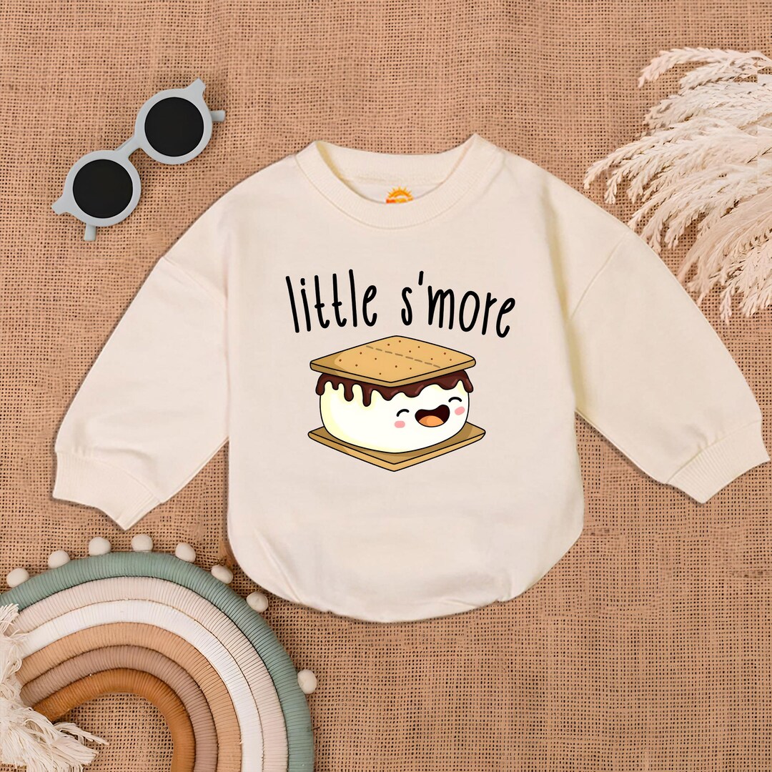 Little S'more Baby Romper Cute Smore Toddler Bodysuit Marshmallow ...