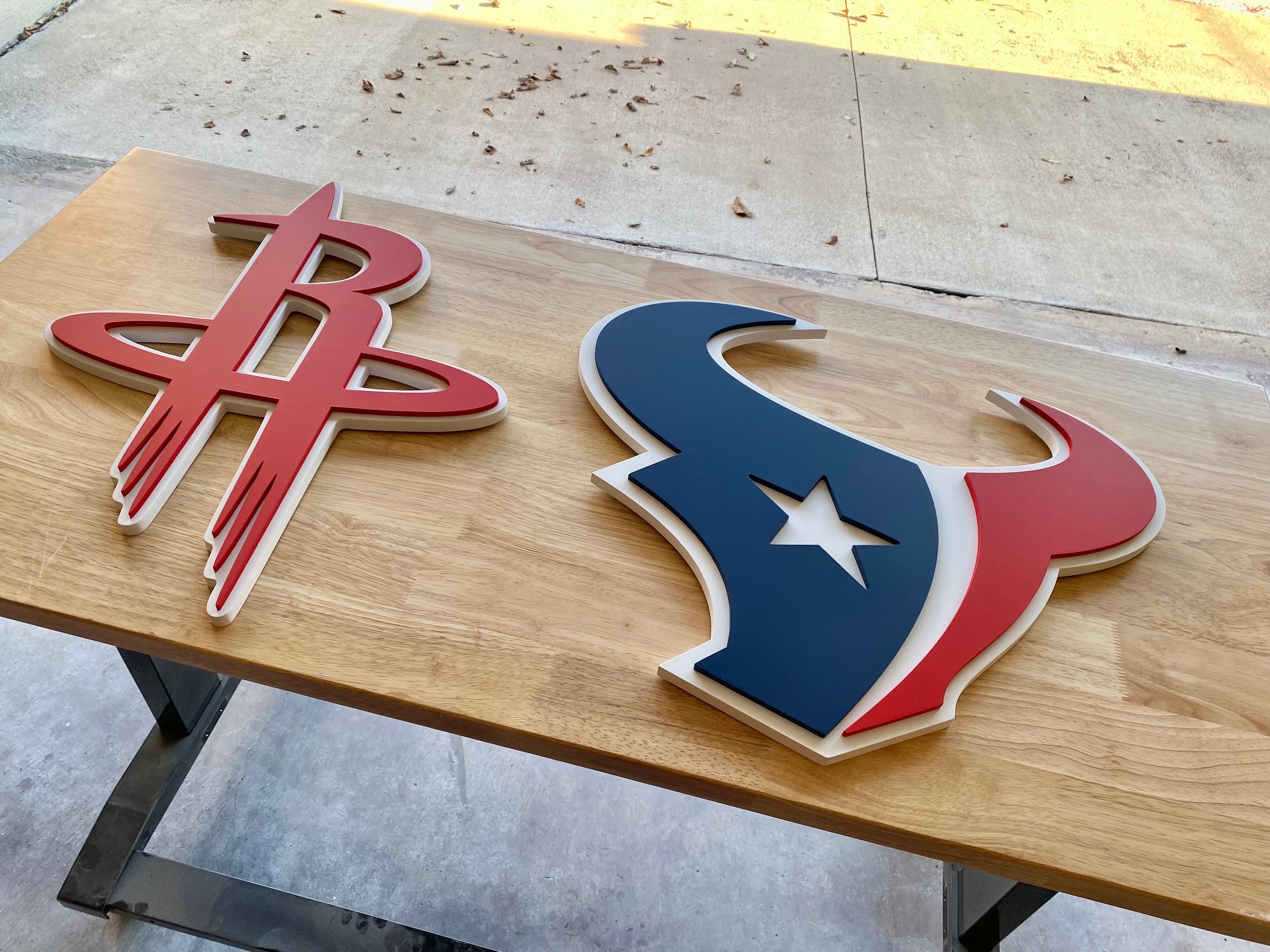 Houston Texans 3D Logo - Etsy