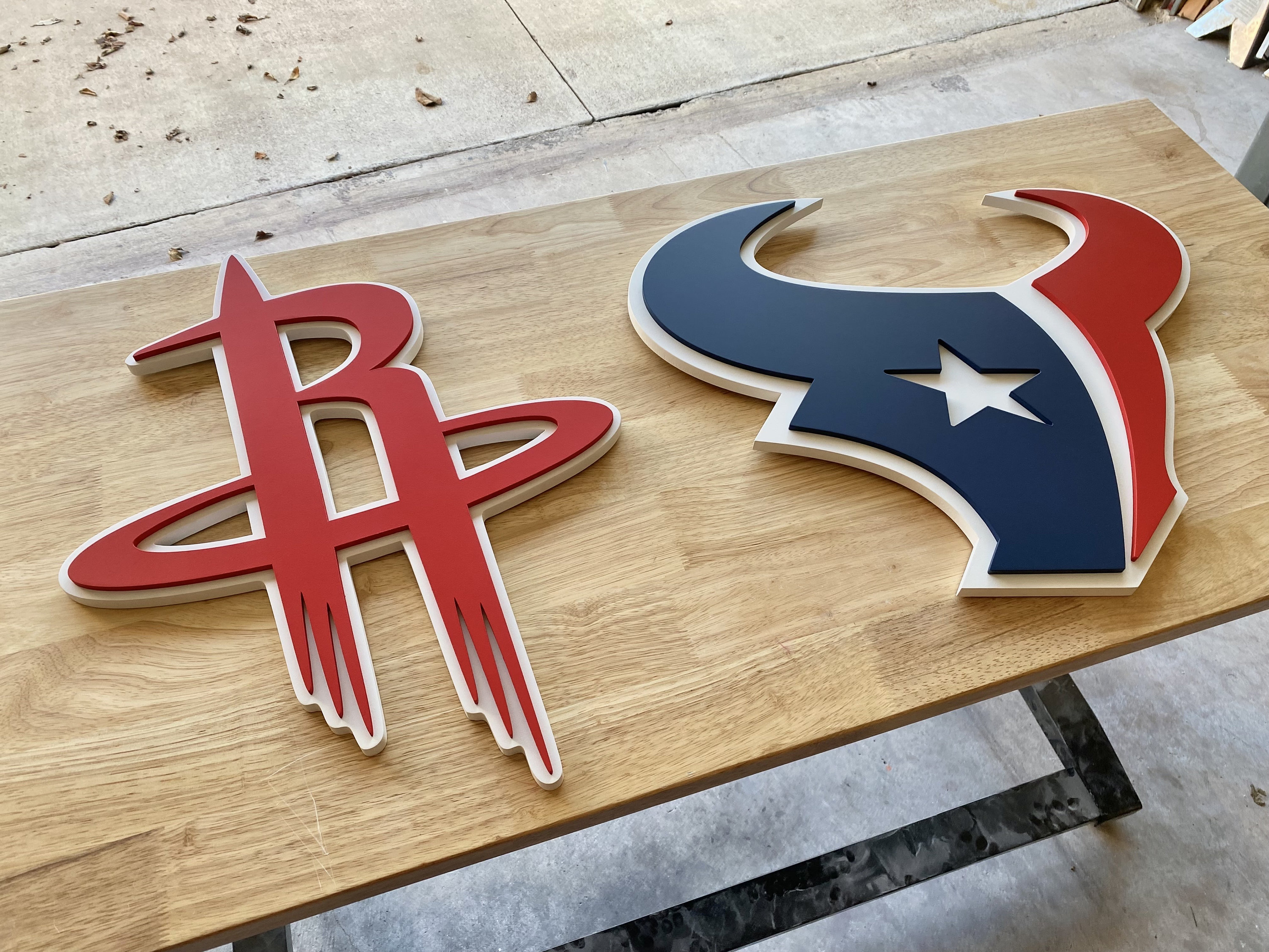 Houston Texans 3D Logo - Etsy