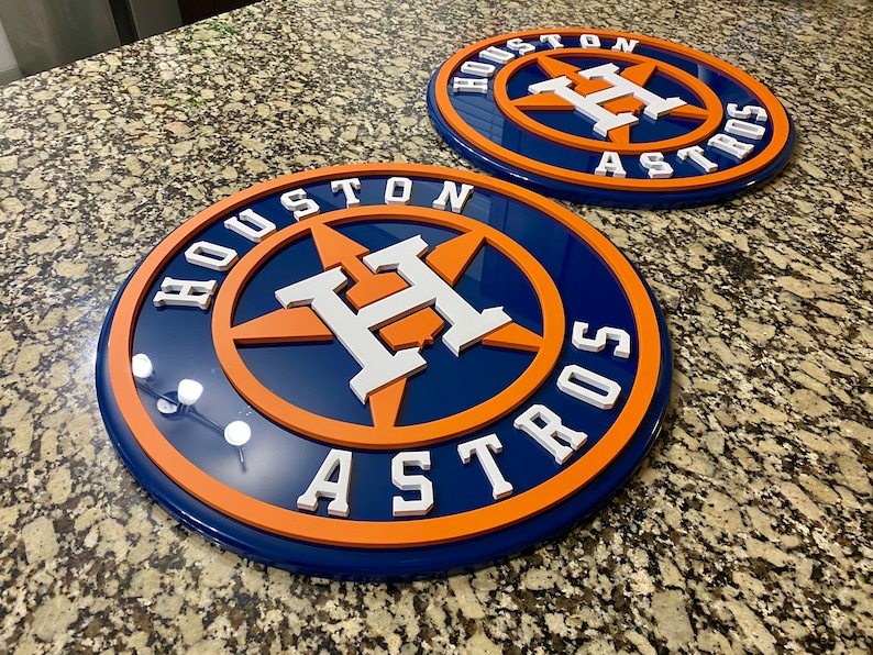 Houston Astros 3D Logos - Etsy