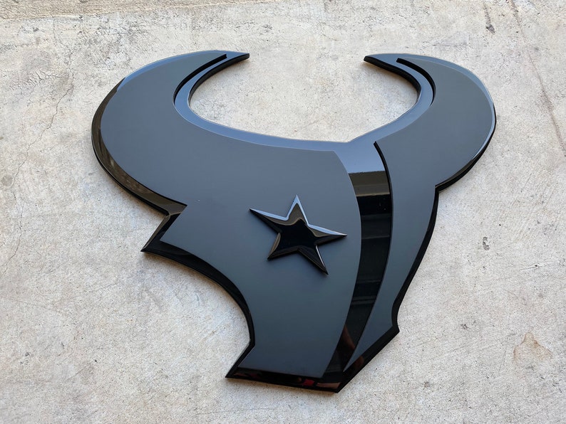 Houston Texans 3D Logo - Etsy
