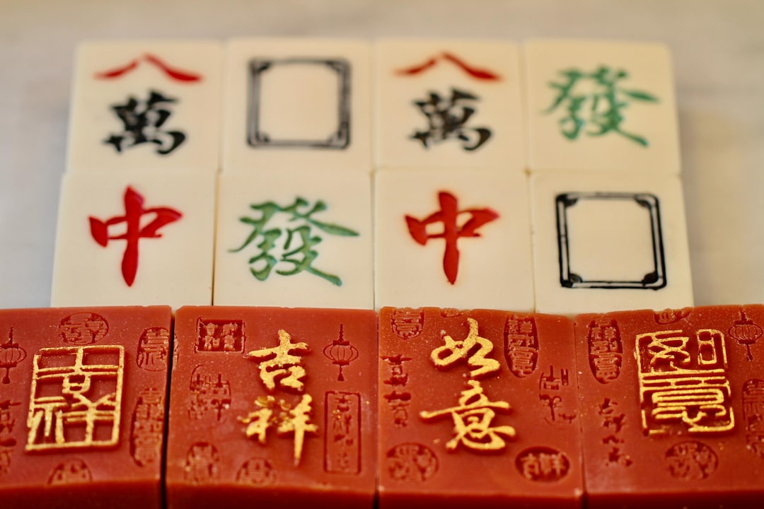 Mahjong Goat Milk Soap / 4 Piece Set / Pink Peony Fragrance / Neroli ...