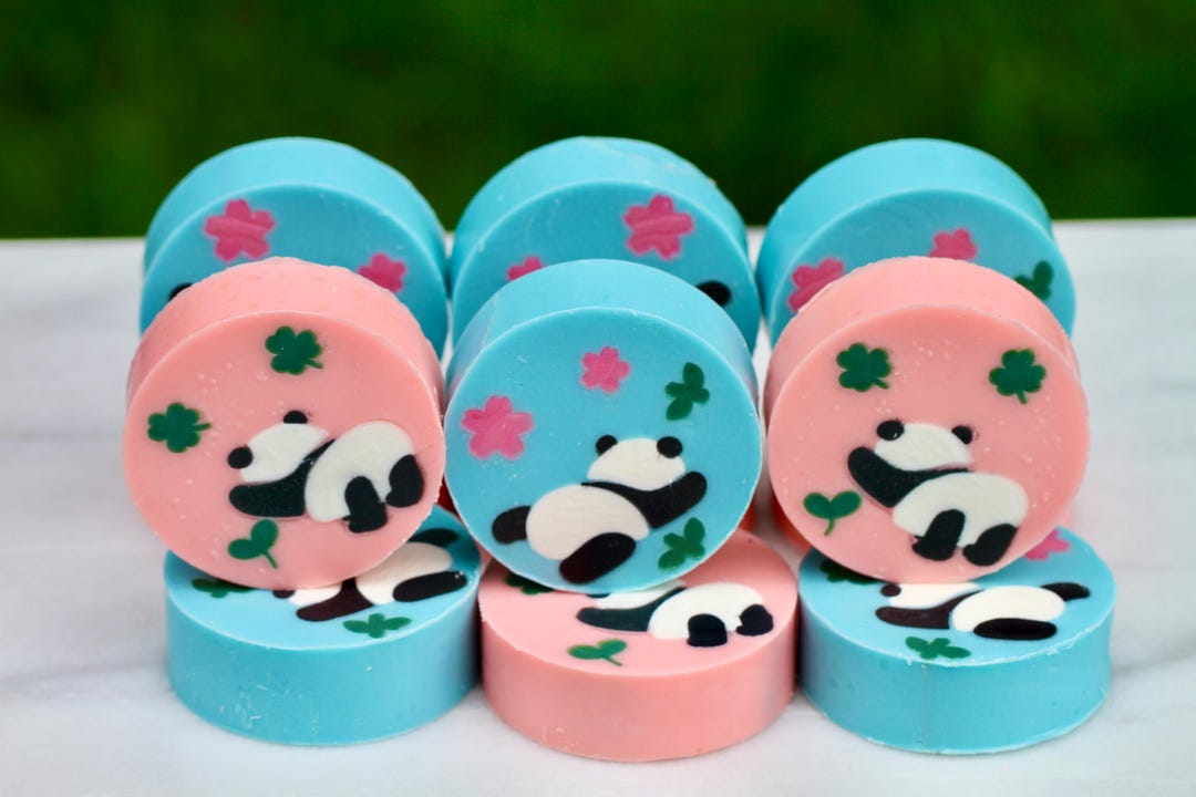 Cuddly Panda Soap - Tallow Soap Embed - Pear Harvest Fragrance - French ...
