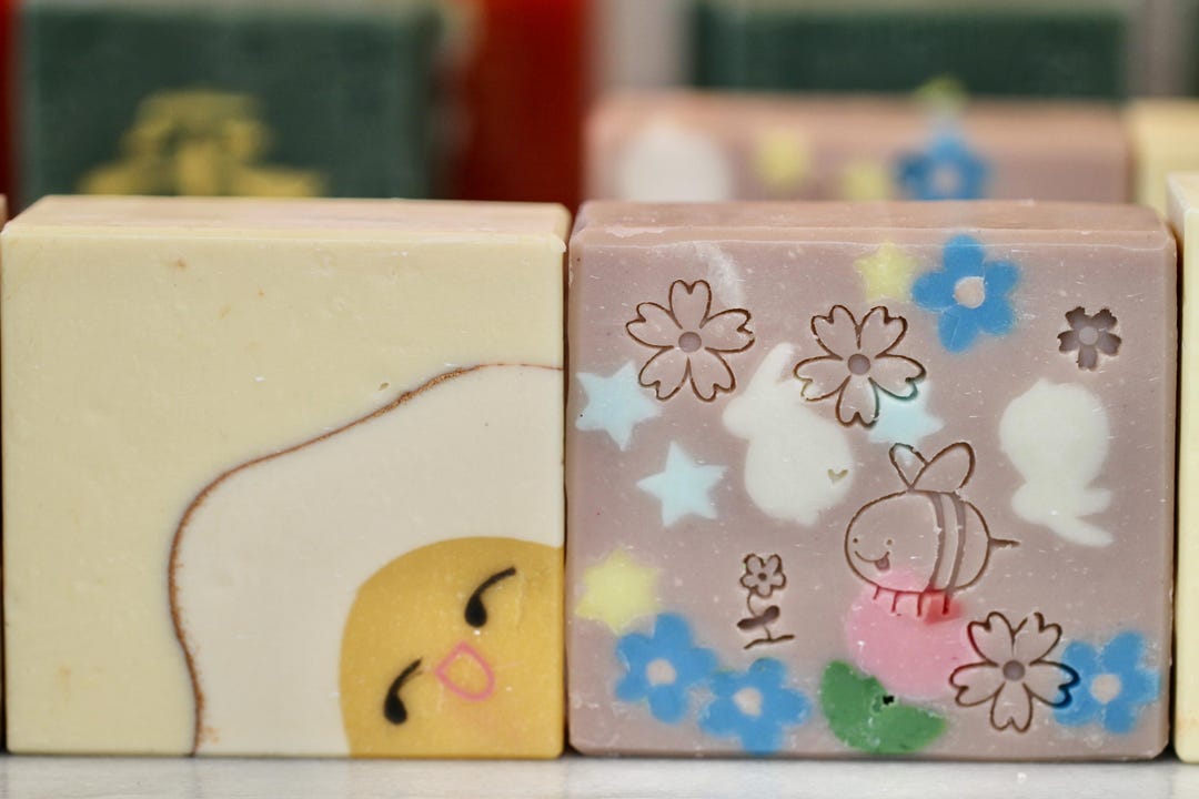 The Sunny Side up Goat Milk Soap & Pu Pu Platter Coconut Milk Soap - Etsy