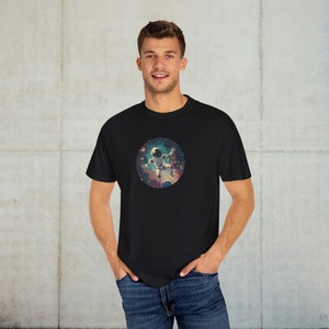 Space Explorer Robot T-shirt, Futuristic Robot in Spacesuit Design ...