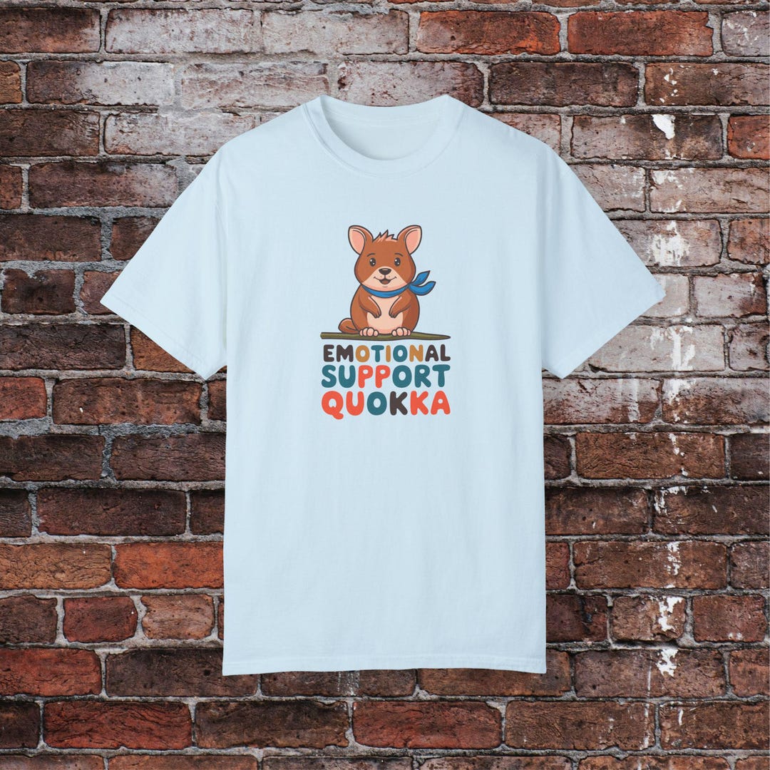 Kawaii Quokka Emotional Support T-shirt, Cute Funny Animal Tee, Unisex ...