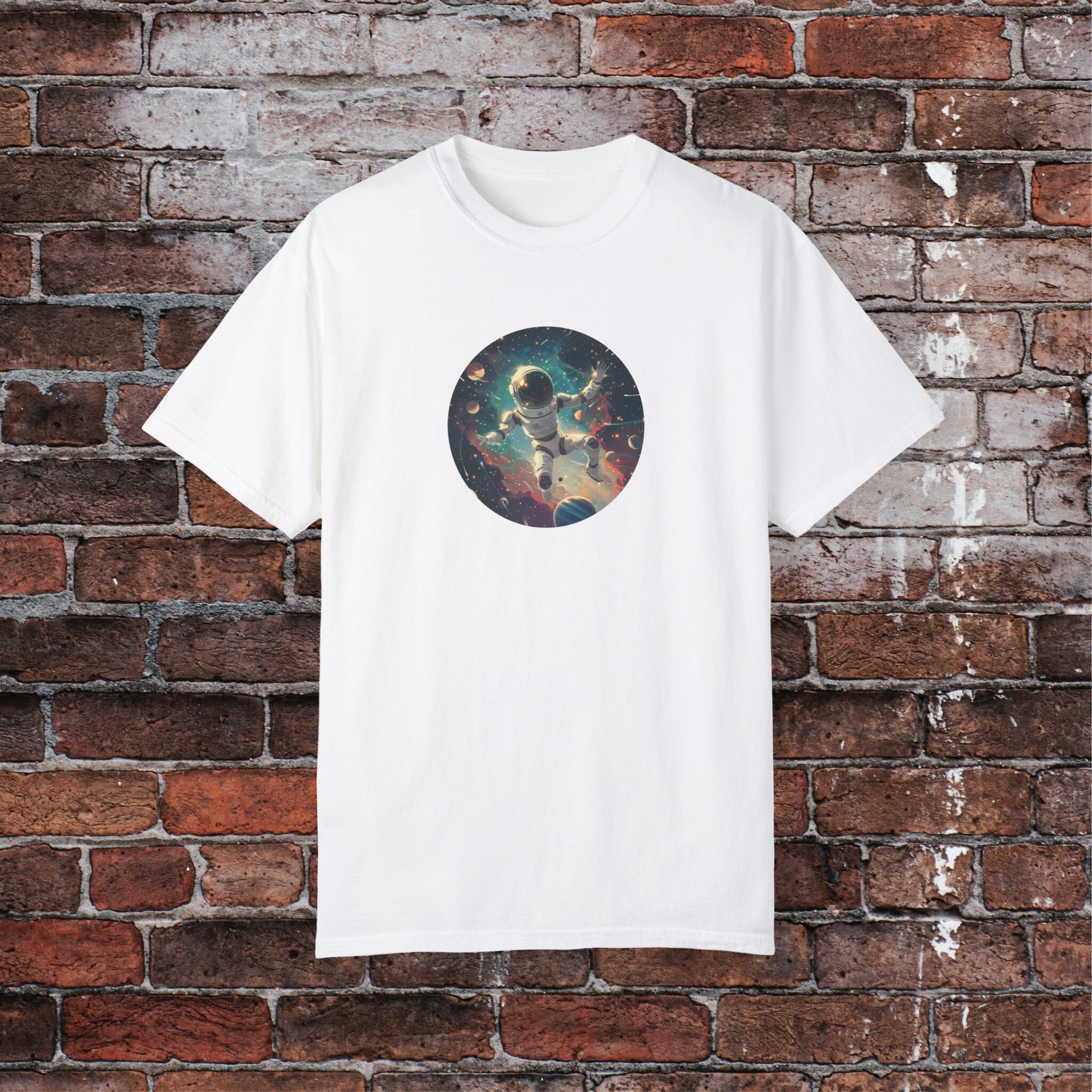 Space Explorer Robot T-shirt, Futuristic Robot in Spacesuit Design ...