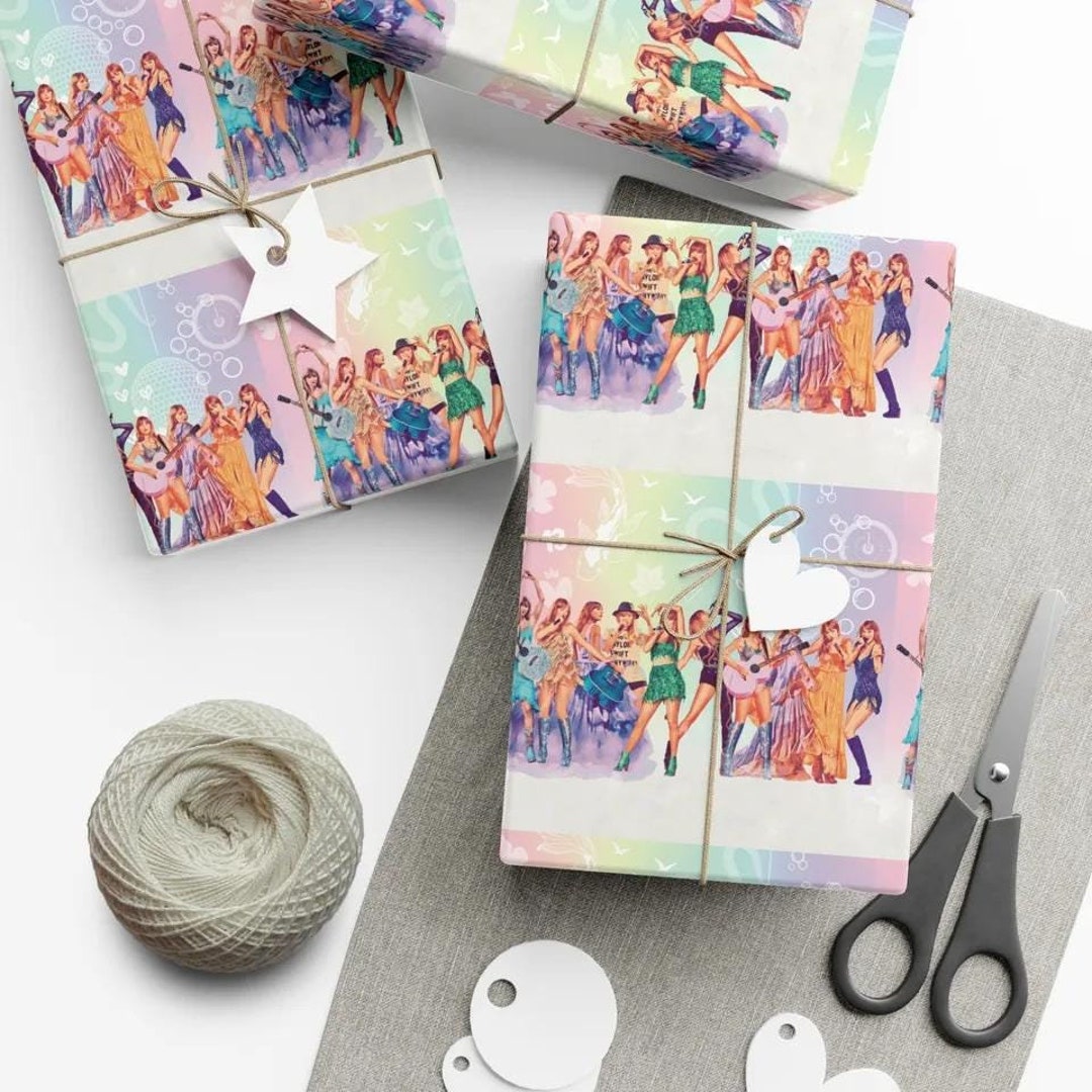 Eras Tour 2024 Gift Wrap Paper, Christmas Wrap Paper, Taylor Gift ...