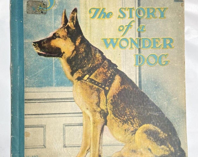 Strongheart- the Story of a Wonder Dog by Lawrence Trimble 1926 - Etsy