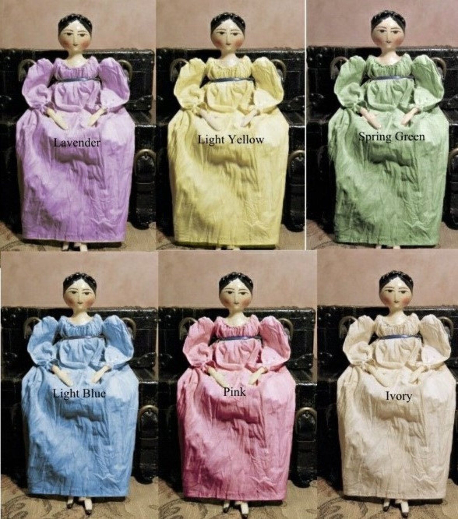 Drop Curls 18 Customized Handmade Regency Doll - Etsy