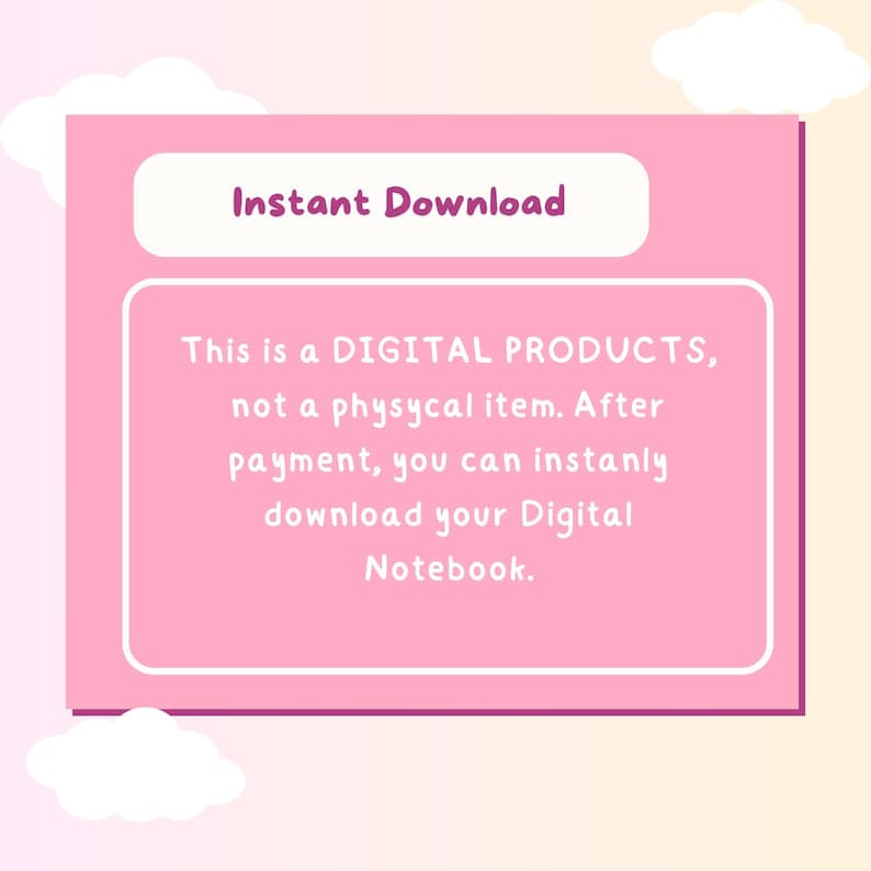 Digital Notebook, Student iPad Notebook, Undated Notebook, Pink Theme ...