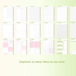 Green & Pink Digital Student Notebook, iPad Notes (digital Download) - Etsy